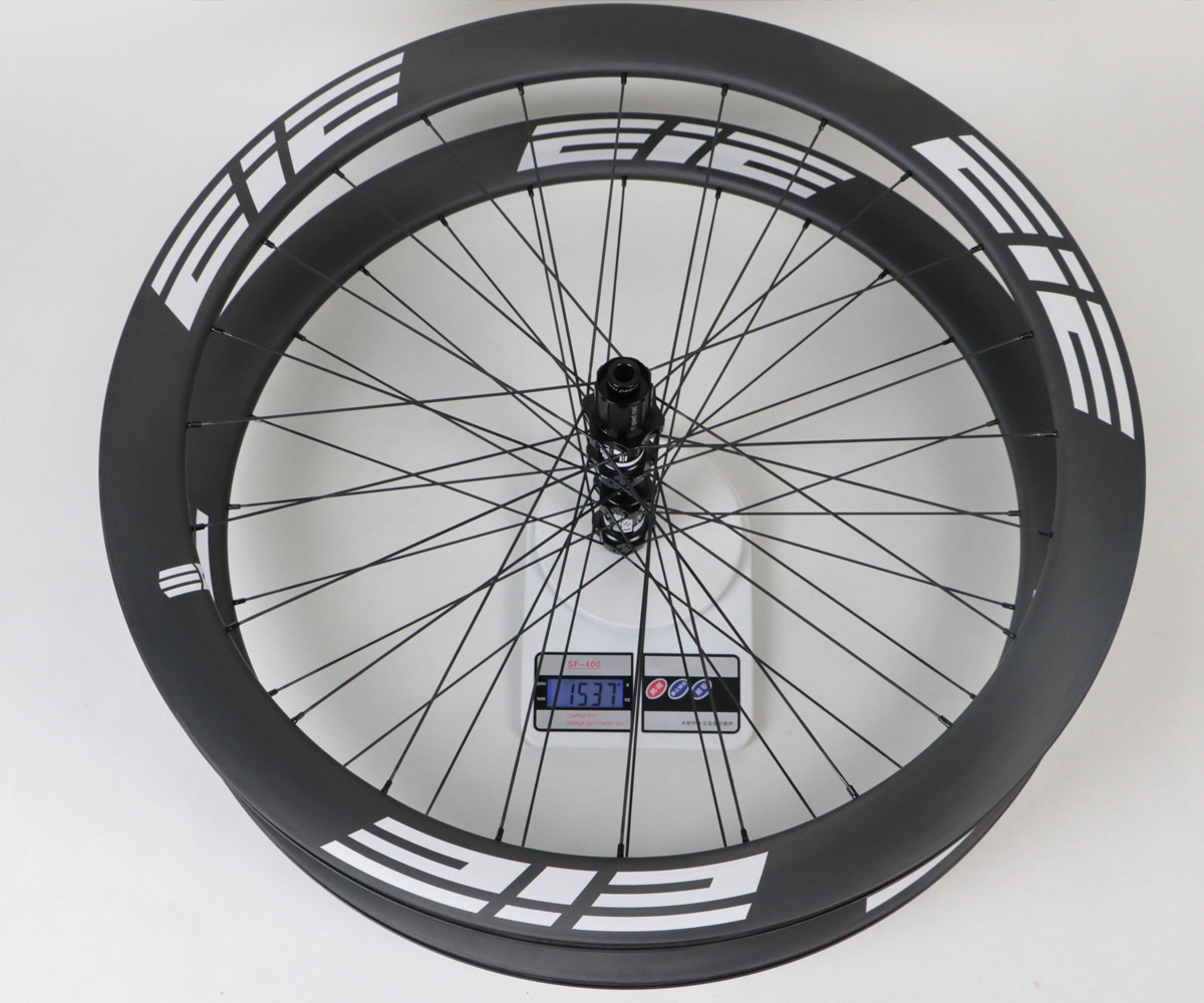 50mm Deep Road Clincher Wheels - EIE Carbon Bicycle Components